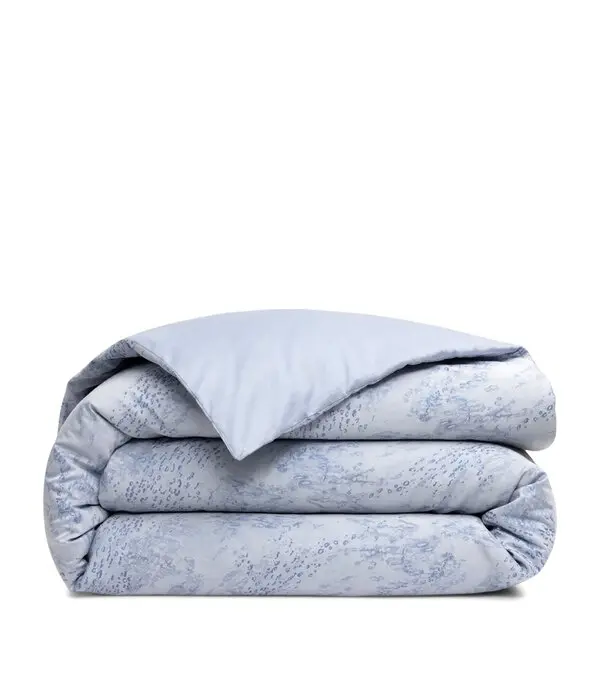 YVES DELORME Ecumes Super King Duvet Cover - Blue