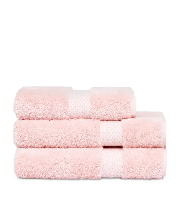 YVES DELORME Etoile Bath Towel - Pink
