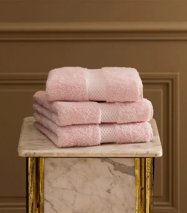 YVES DELORME Etoile Bath Towel - Pink