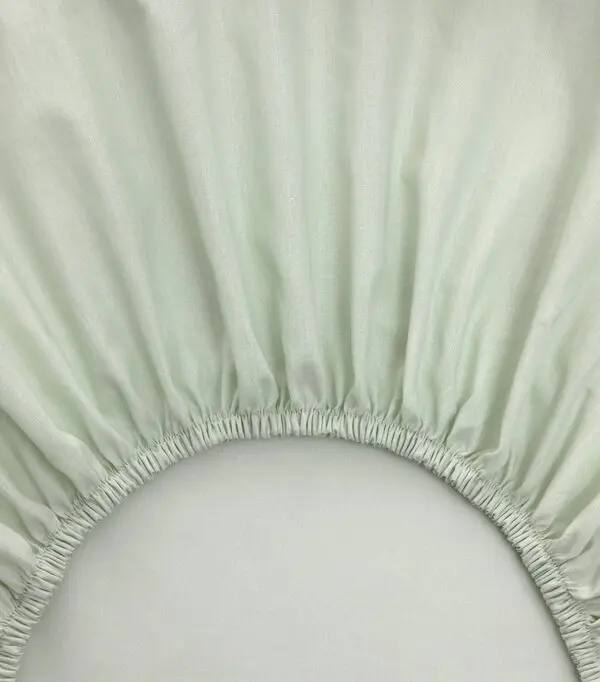YVES DELORME Batiste Amande Super King Fitted Sheet