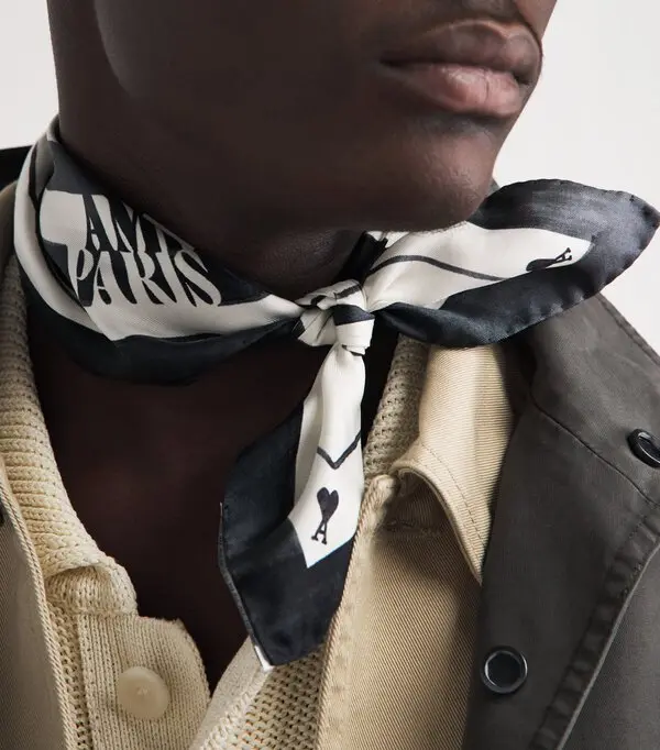 Ami Silk Place Des Victoires Scarf