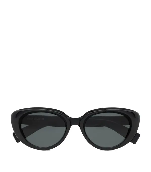 Saint Laurent Cat Eye 859 Sunglasses - Black