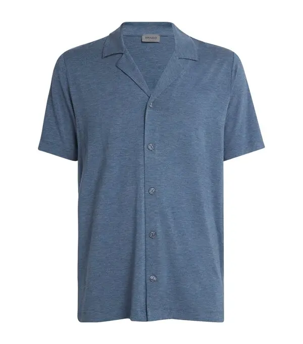 Hanro Short-sleeve Casuals Shirt - Blue