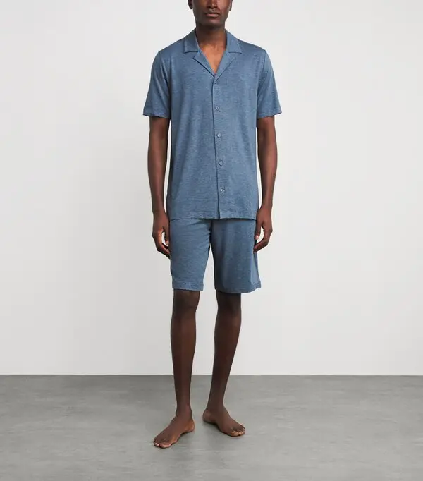 Hanro Casuals Lounge Shorts - Blue