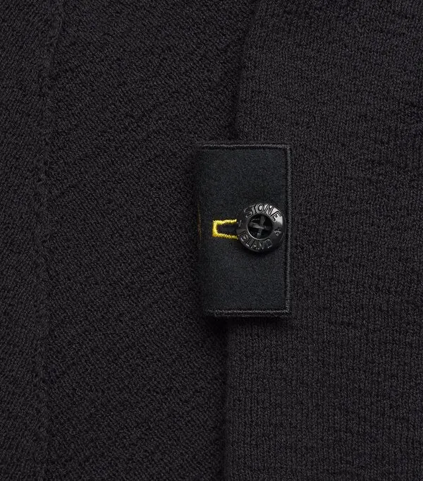 Stone Island Organic Cotton Raglan-sleeve Sweater - Navy