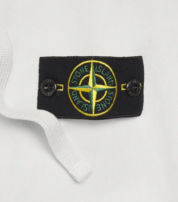 Stone Island Organic Cotton Zip-up Hoodie - Blue