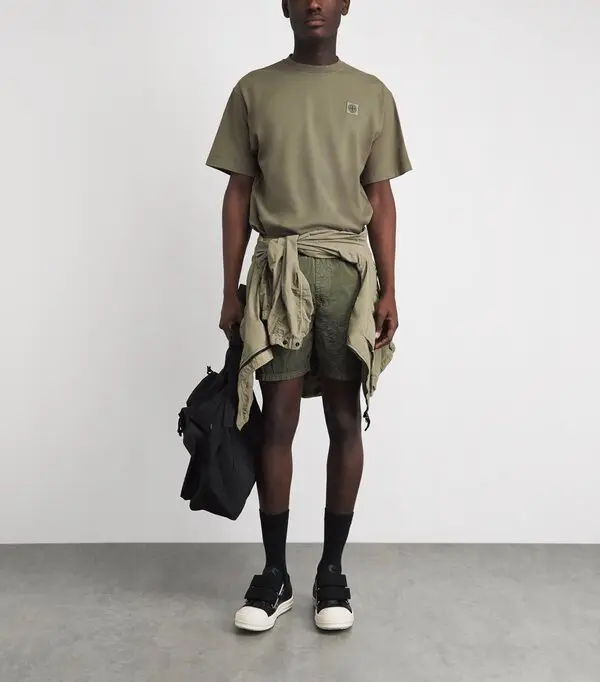 Stone Island Organic Cotton Logo T-shirt - Green