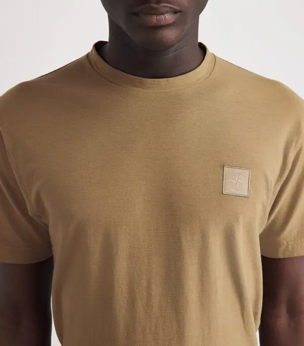 Stone Island Organic Cotton Ghost T-shirt - Beige