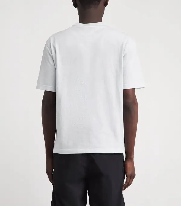 Stone Island Organic Cotton Laminated T-shirt - Blue