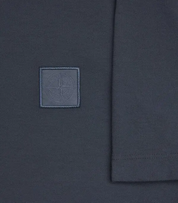 Stone Island Organic Cotton Ghost T-shirt - Blue
