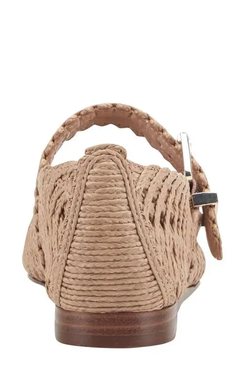 Marc Fisher Emillia Mary Jane Flat - Light Natural