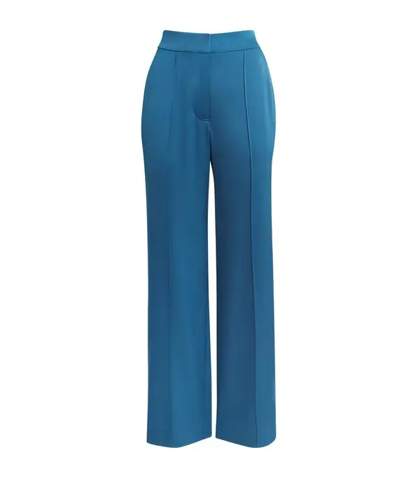 Simkhai Satin Kyra Trousers - Blue