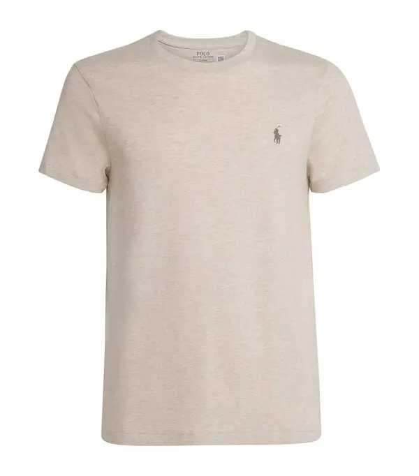 Polo Ralph Lauren Cotton Polo Pony T-shirt - Beige
