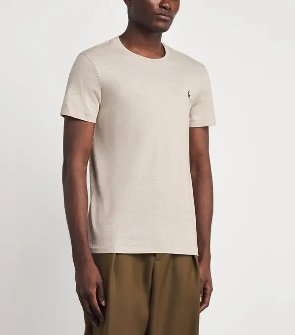 Polo Ralph Lauren Cotton Polo Pony T-shirt - Beige
