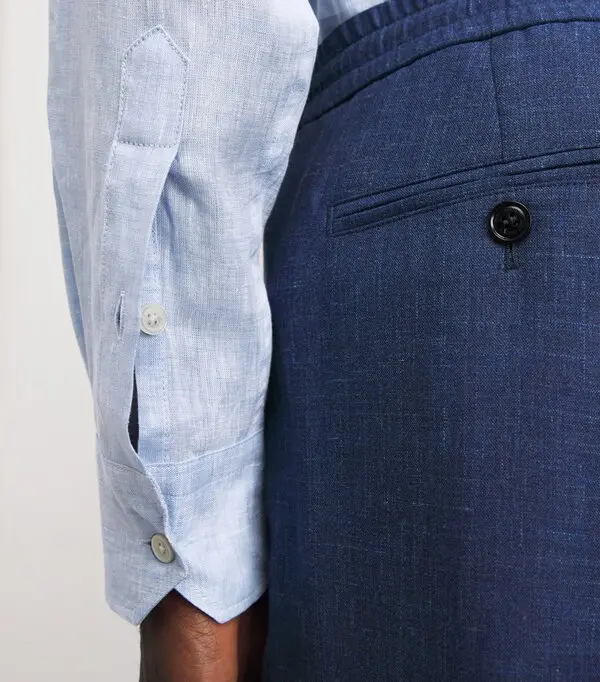 BRETT JOHNSON Linen Shirt