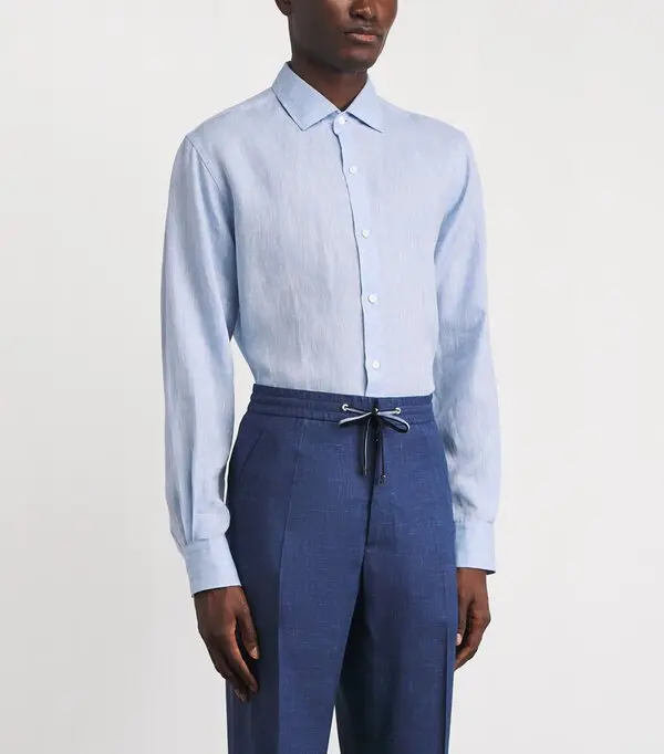 BRETT JOHNSON Linen Shirt