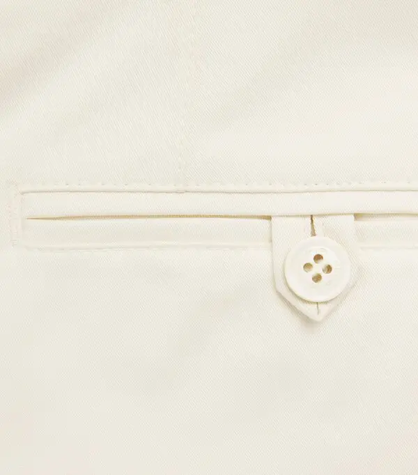 BRETT JOHNSON Stretch-cotton-silk Trousers