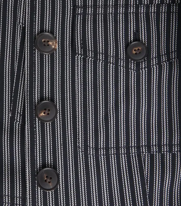 ME+EM Cotton Twill Stripe Slim Jacket