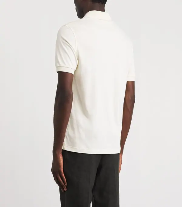 BRETT JOHNSON Cotton-silk Tipped Polo Shirt