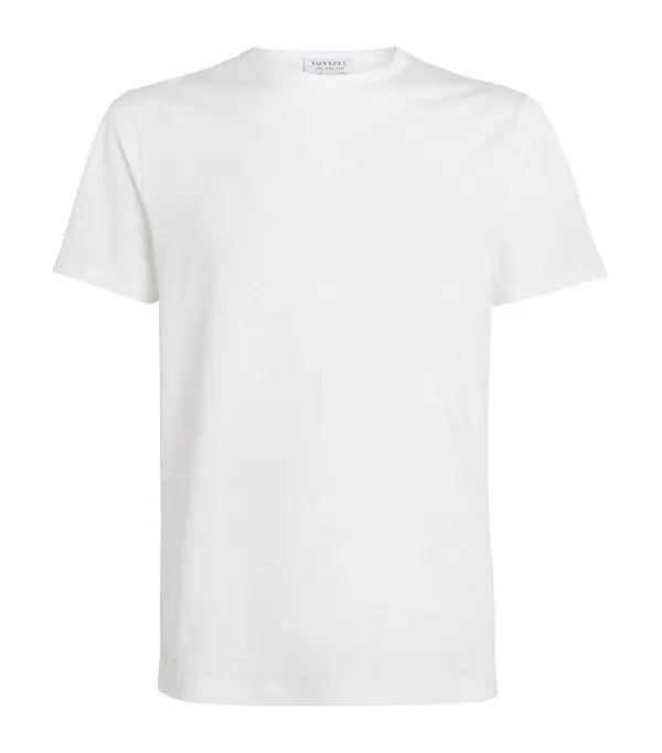 Sunspel Supima Cotton Classic T-shirt - White