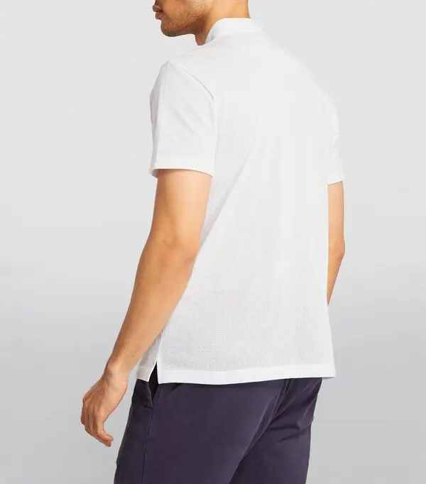Sunspel Supima Cotton Riviera Polo Shirt - White
