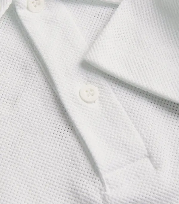 Sunspel Supima Cotton Riviera Polo Shirt - White
