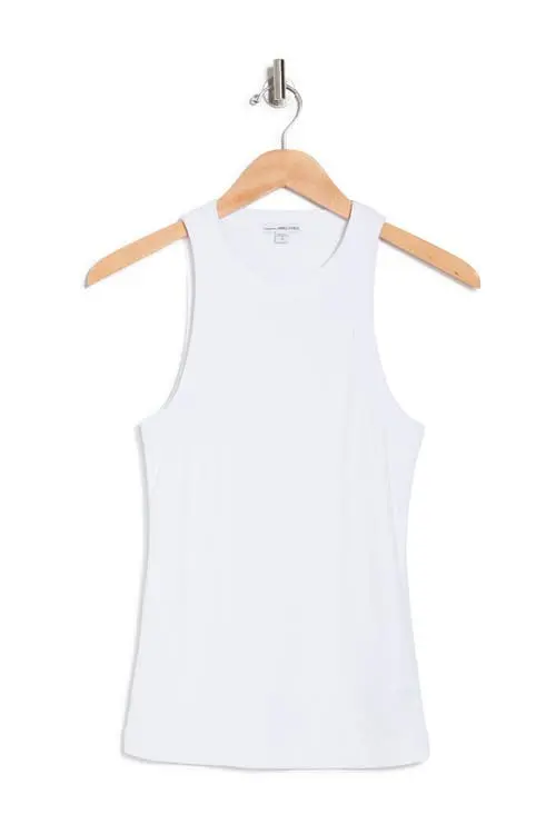 JAMES PERSE Ribbed Knit Tank - Wht