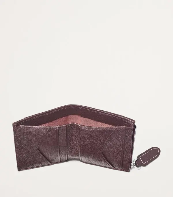 ASPINAL OF LONDON Leather Hudson Coin And Card Holder - Red