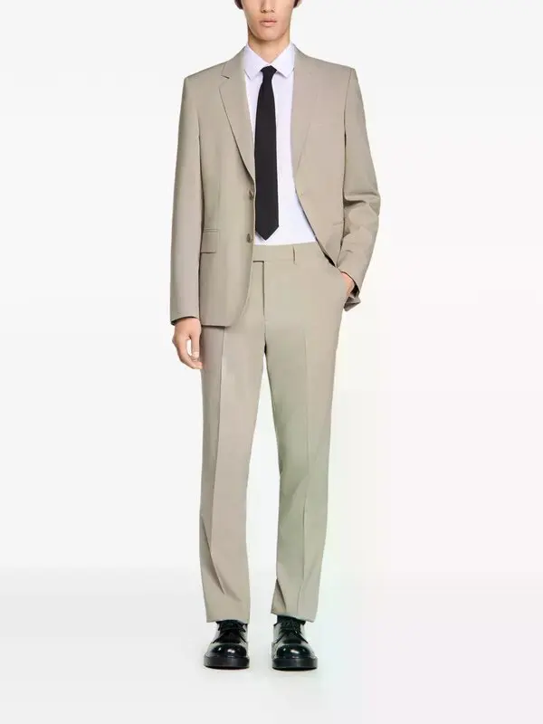 Sandro Virgin Wool Classic Fit Trousers