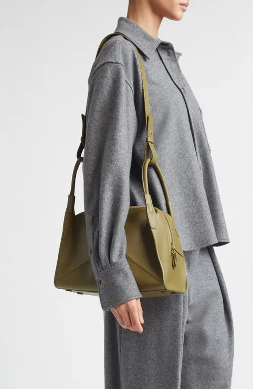 Victoria Beckham The Plié Top Handle Bag - Cactus Green