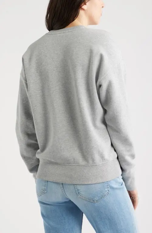 Caslon Merci Graphic Sweatshirt - Grey Heather
