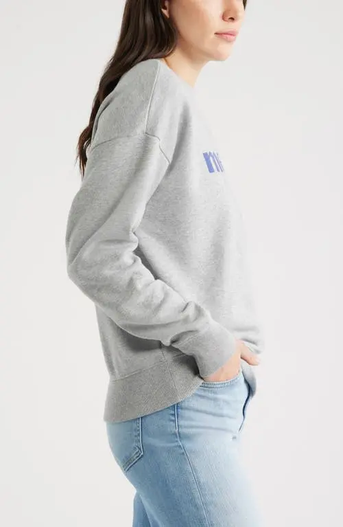 Caslon Merci Graphic Sweatshirt - Grey Heather