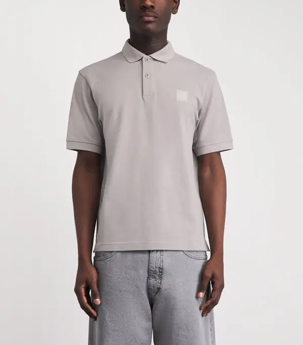 Stone Island Organic Cotton Ghost Polo Shirt - Grey