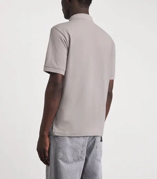 Stone Island Organic Cotton Ghost Polo Shirt - Grey
