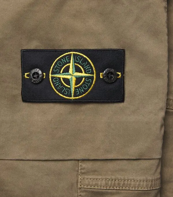 Stone Island Stretch Organic Cotton Cargo Trousers