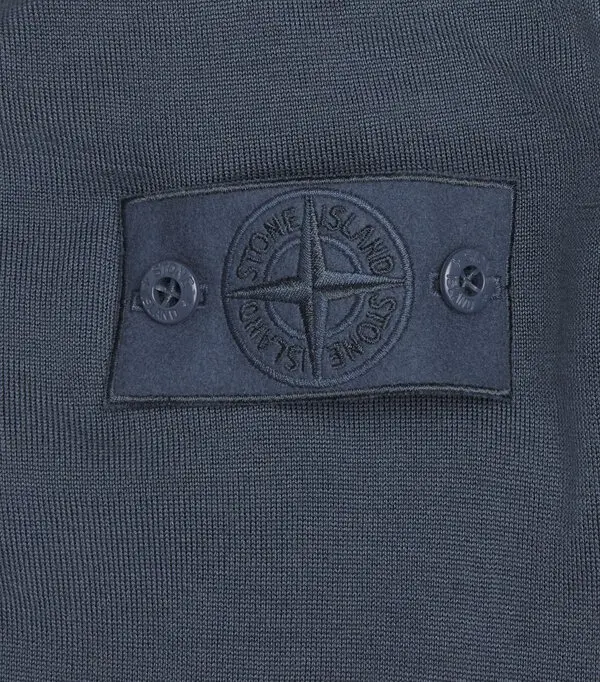 Stone Island Virgin Wool Ghost Sweater - Blue