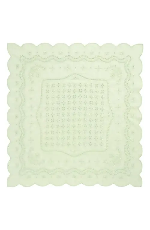 Treasure & Bond Eyelet Embroidered Bandana - Mint