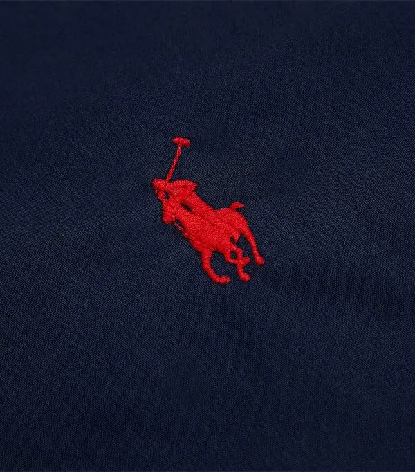 Ralph Lauren Cotton Player King Duvet Cover - Navy