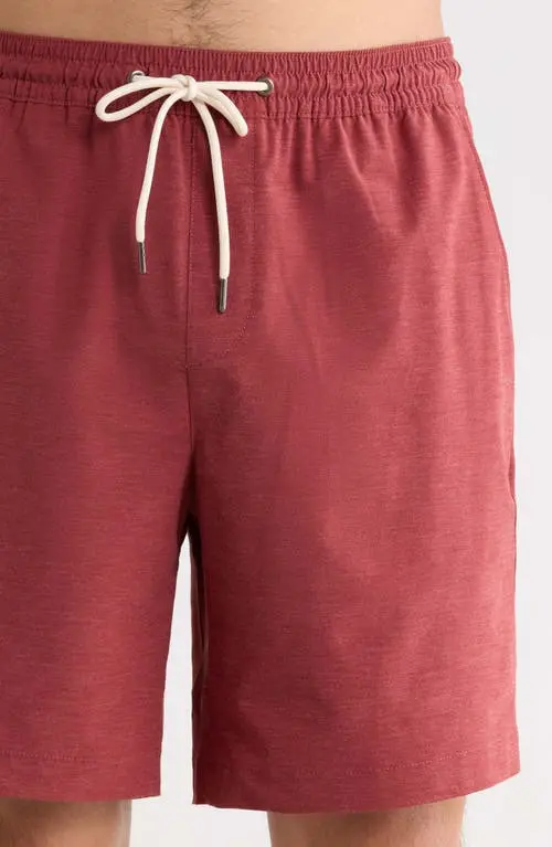 Nordstrom 7-inch Volley Swim Shorts - Red Fire