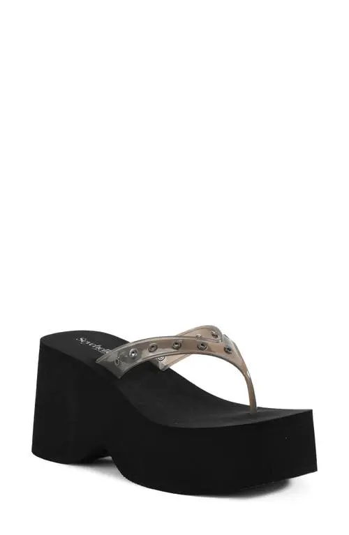 Seychelles High Tide Platform Flip Flop - Black