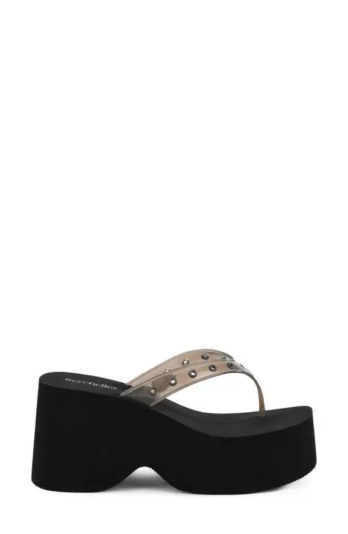 Seychelles High Tide Platform Flip Flop - Black