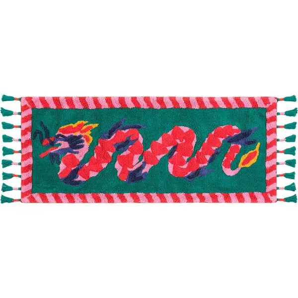 ZSA ZSA ZSU Punjab 100% Cotton Bath Mat 20 X27