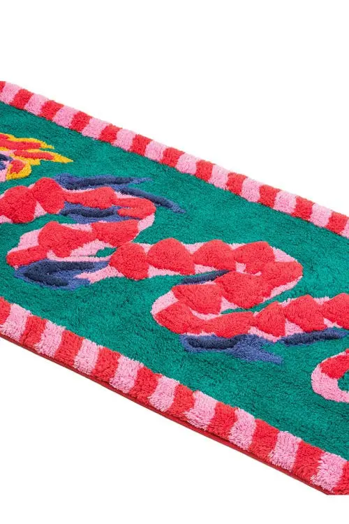 ZSA ZSA ZSU Punjab 100% Cotton Bath Mat 20 X27