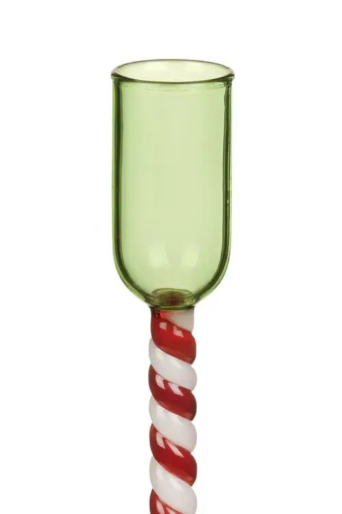 ZSA ZSA ZSU Henan Borosilicate Glass Candlestick 2 Pcs Set
