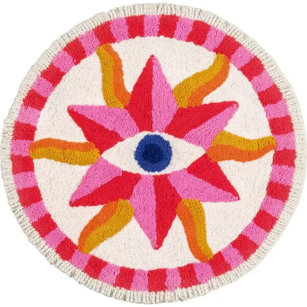 ZSA ZSA ZSU Punjab 100% Cotton Bath Mat 28 In Eye