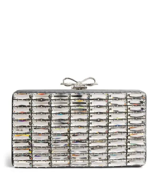 SELF-PORTRAIT Crystal Rectangular Clutch