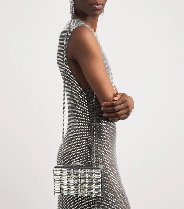 SELF-PORTRAIT Crystal Rectangular Clutch