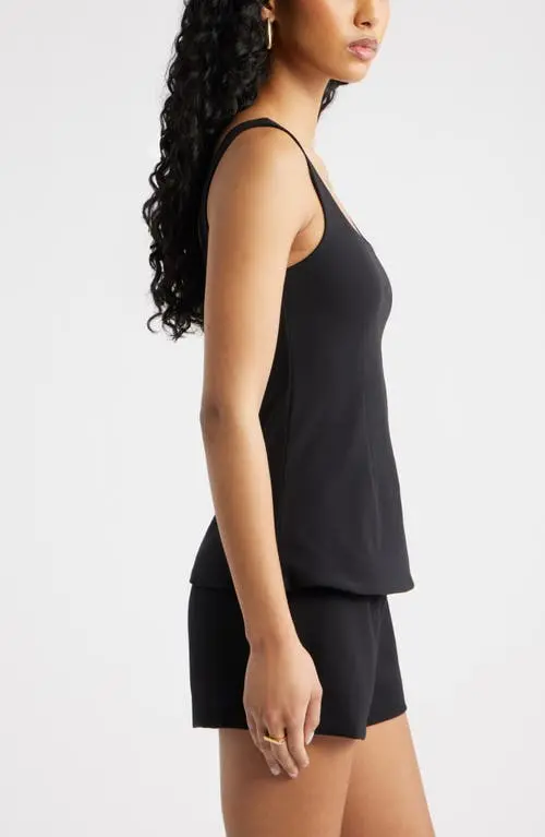OPEN EDIT Flared Tank - Black