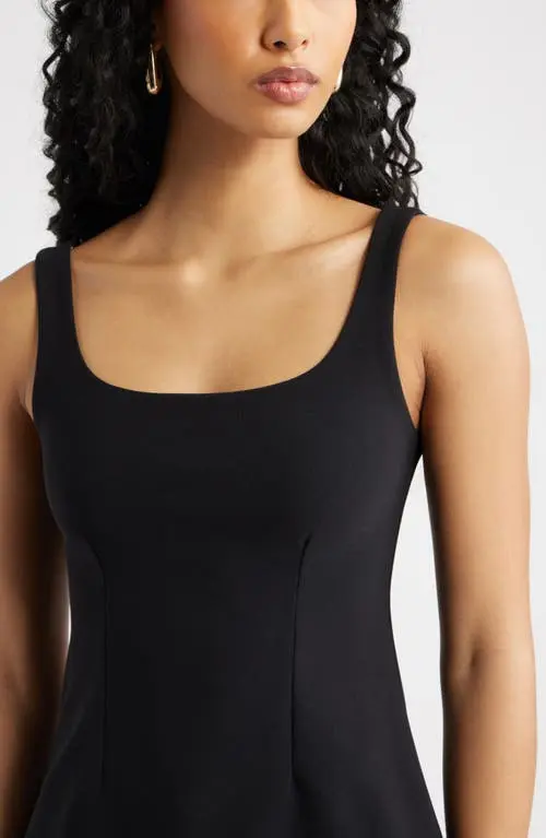 OPEN EDIT Flared Tank - Black
