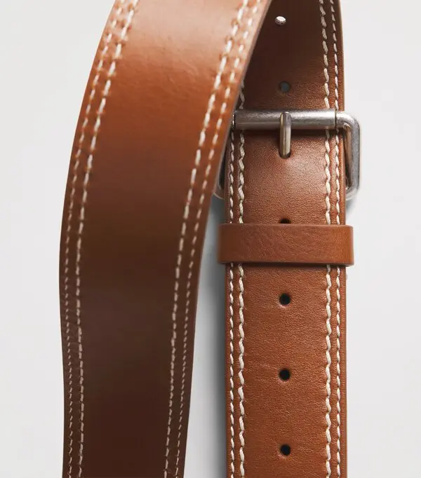 Dries Van Noten Leather And Suede Duffle Bag - Brown